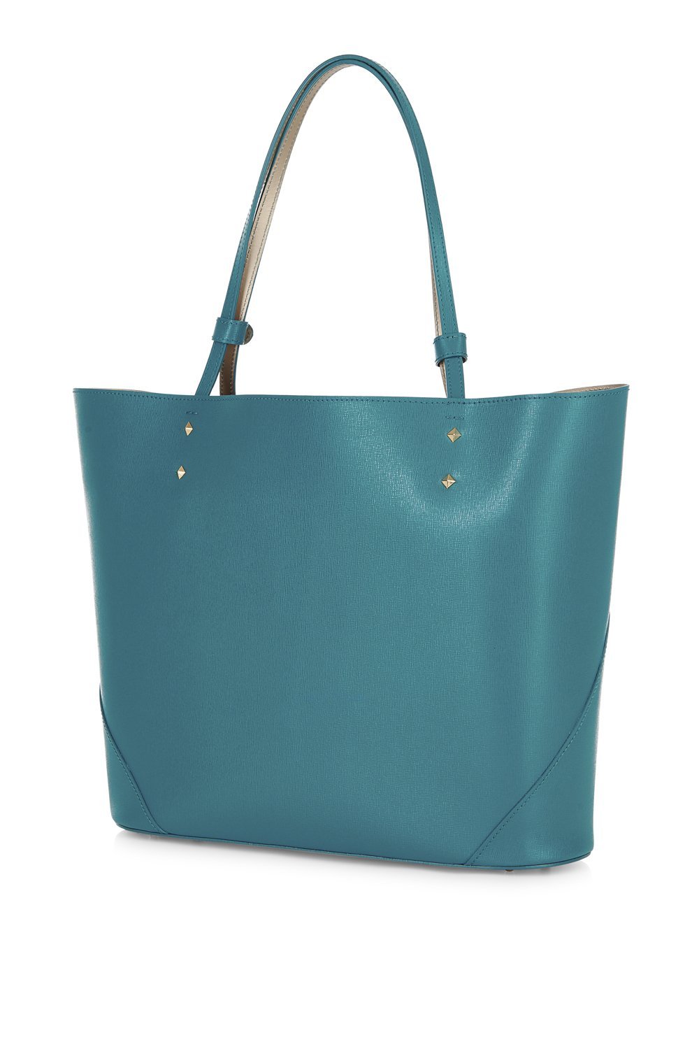 Veronica Tote | Teal Saffiano Leather – Stacy Chan Limited
